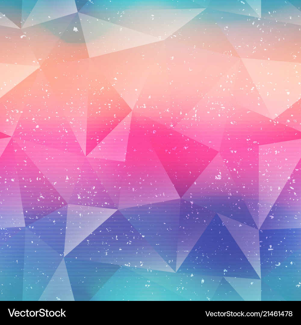 Colorful Rainbow Triangle Pattern Royalty Free Vector Image