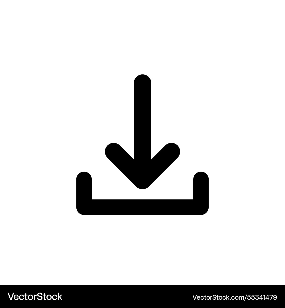 Download and upload button icon design on white Vector Image