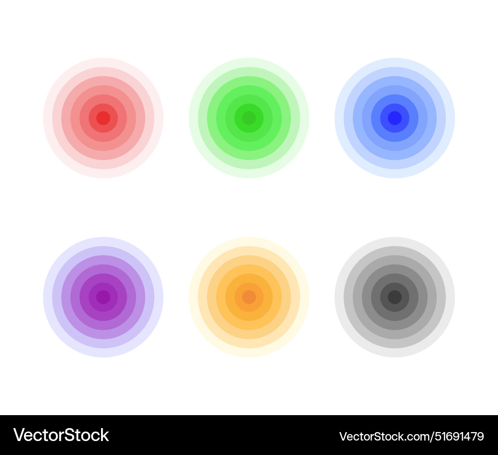 Pain or sound and vibration waves Royalty Free Vector Image