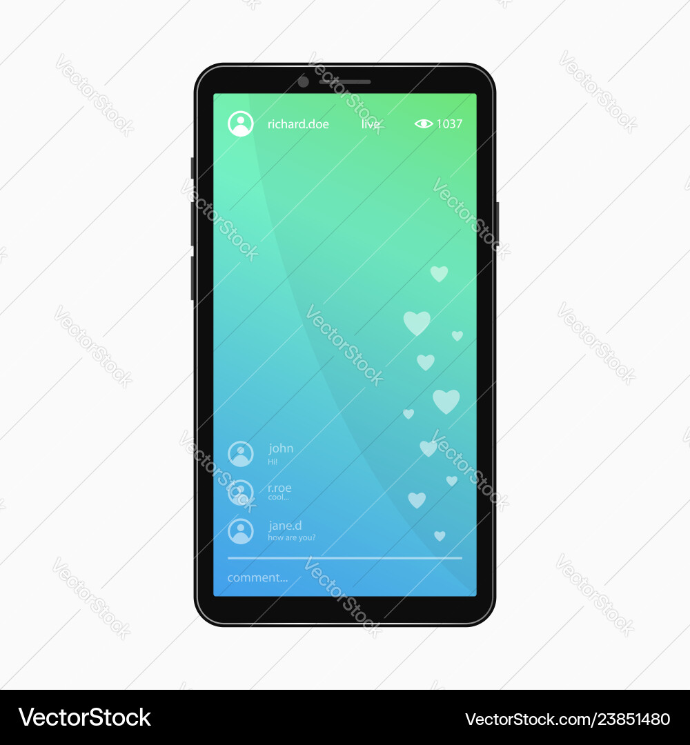 Live video streaming Royalty Free Vector Image