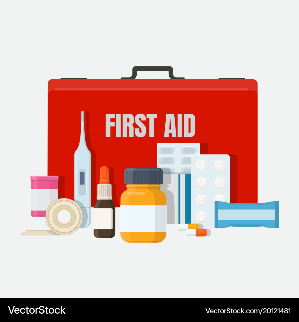 First Aid Kit Royalty Free Vector Image - VectorStock