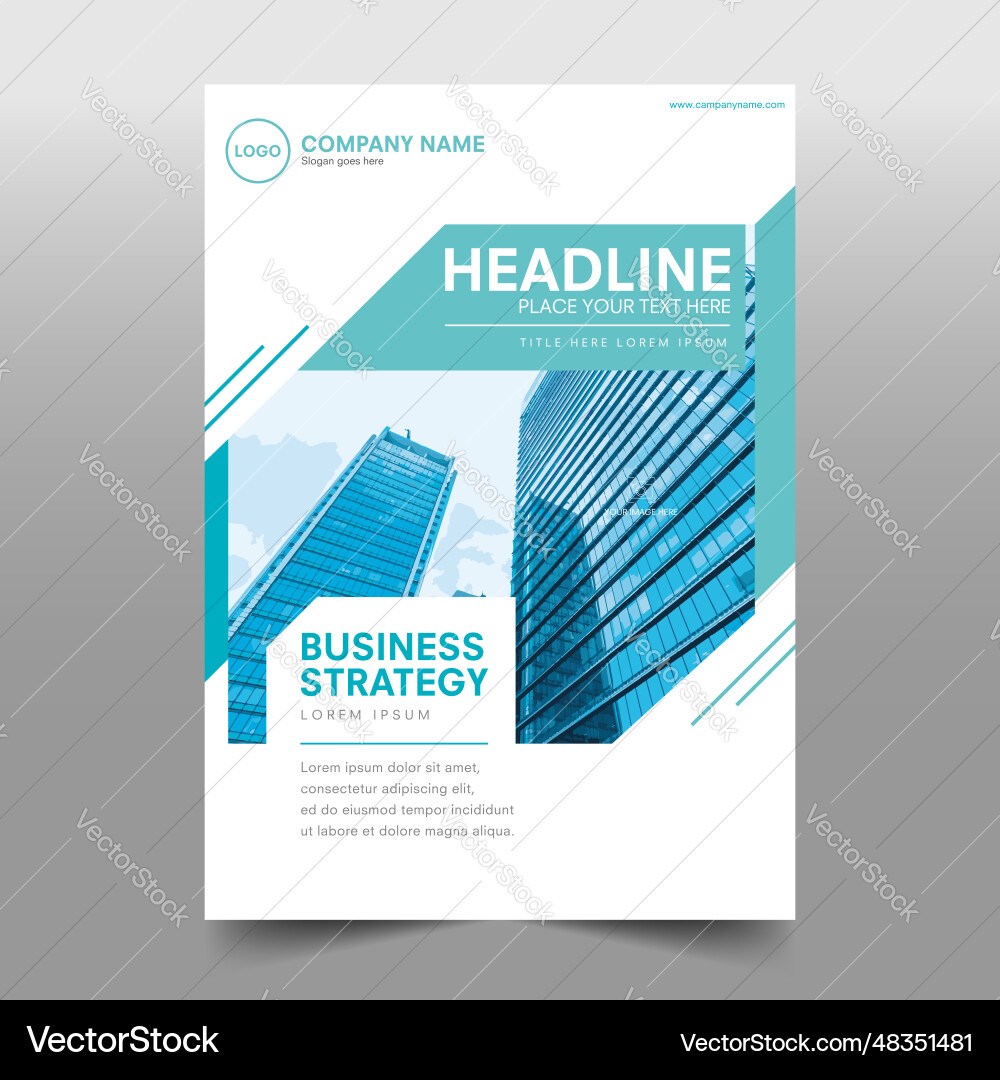 Light bule broucher design Royalty Free Vector Image