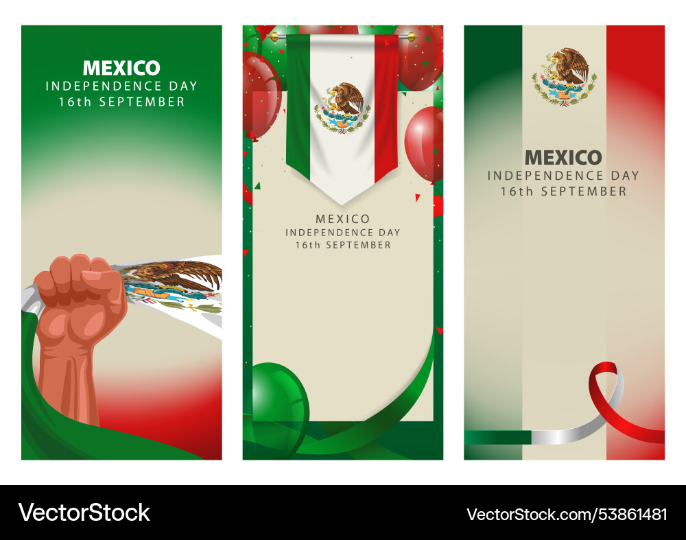 Mobile format mexico flag insignia Royalty Free Vector Image