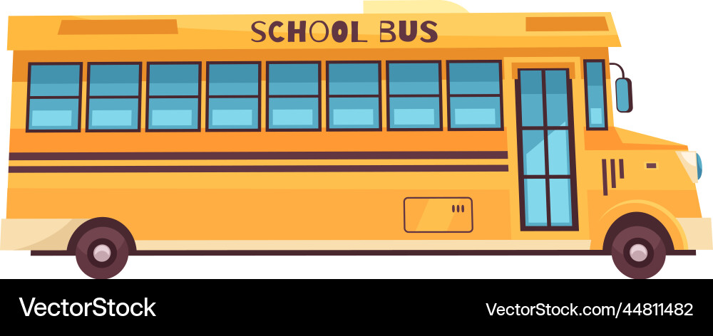 School bus Royalty Free Vector Image - VectorStock
