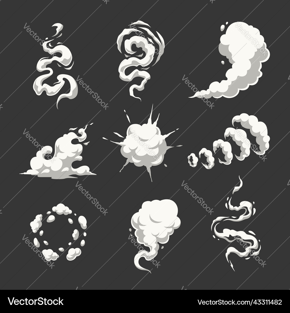 Smoke Cloud Vector
