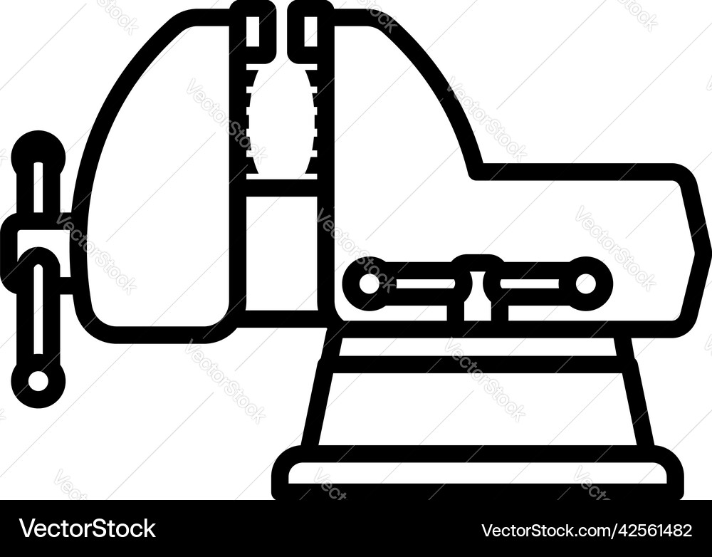 Vise icon Royalty Free Vector Image - VectorStock