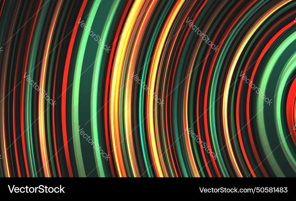 Colorful abstract background with dynamic curve Vector Image