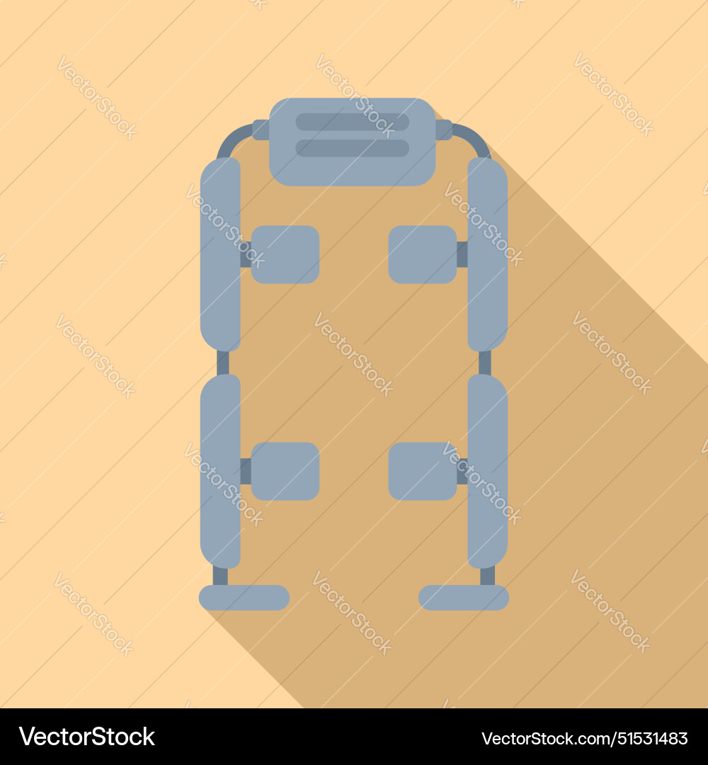 Medical pressotherapy machine for lymphatic Vector Image