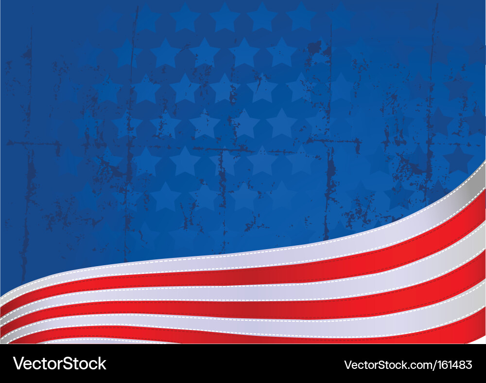 Stars and Stripes Background Royalty Free Vector Image