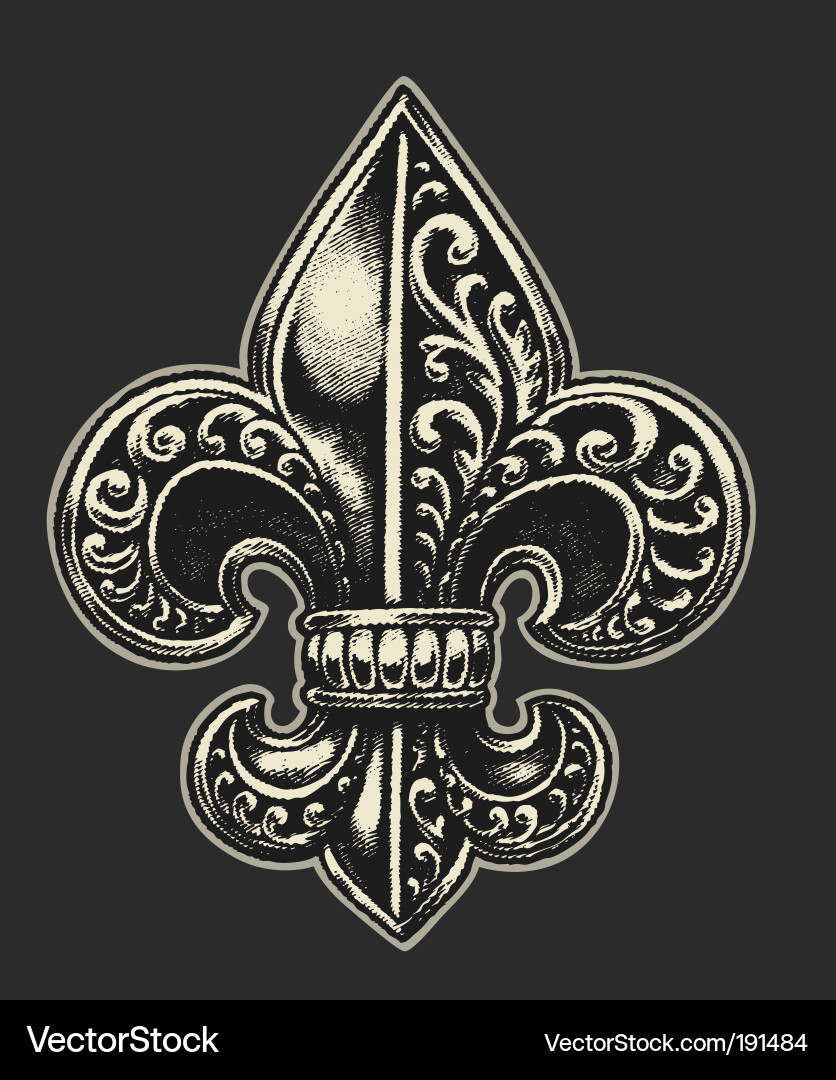 Fancy fleur Royalty Free Vector Image - VectorStock