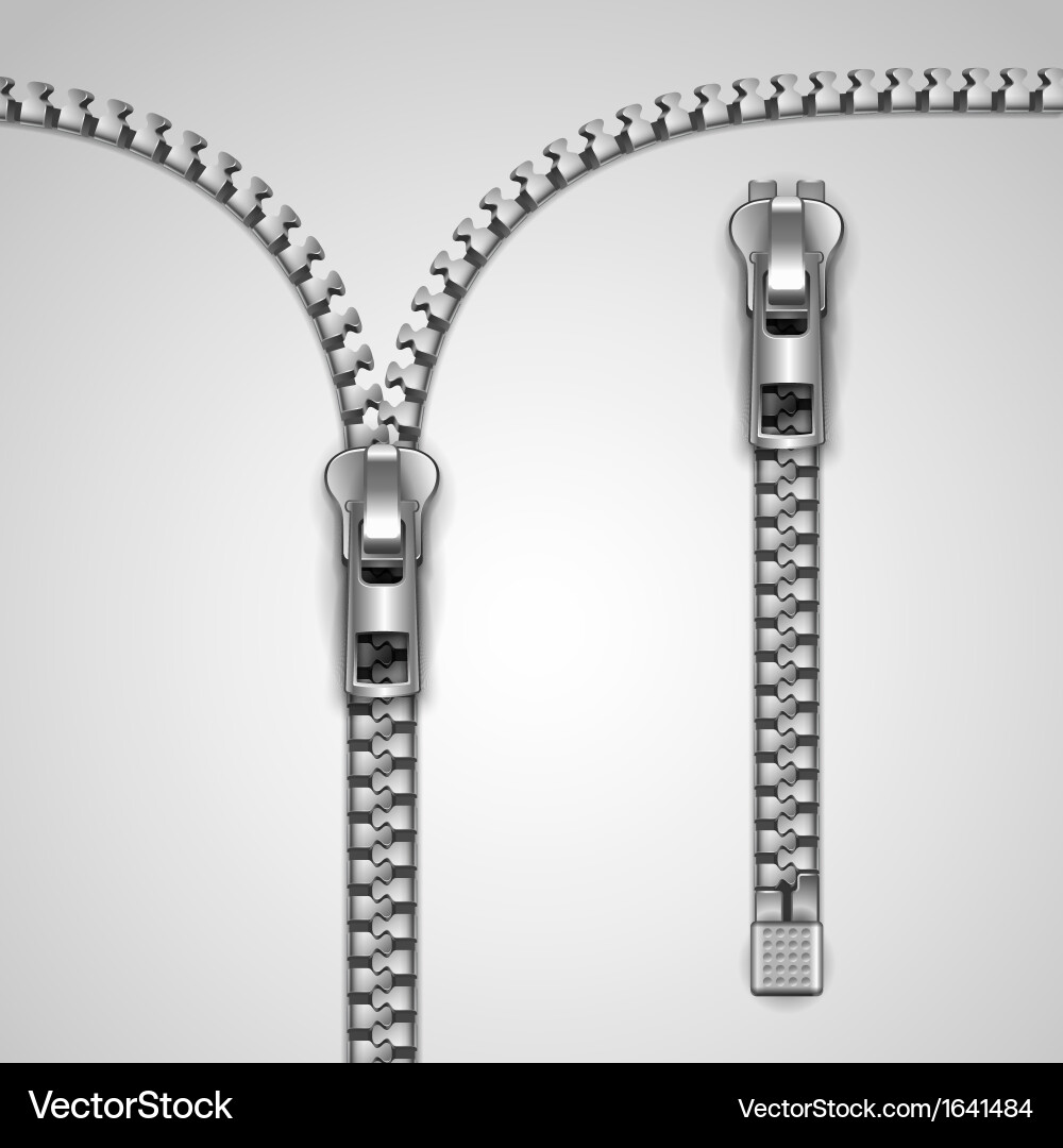 Metal Zipper Vector Images (over 3,400)
