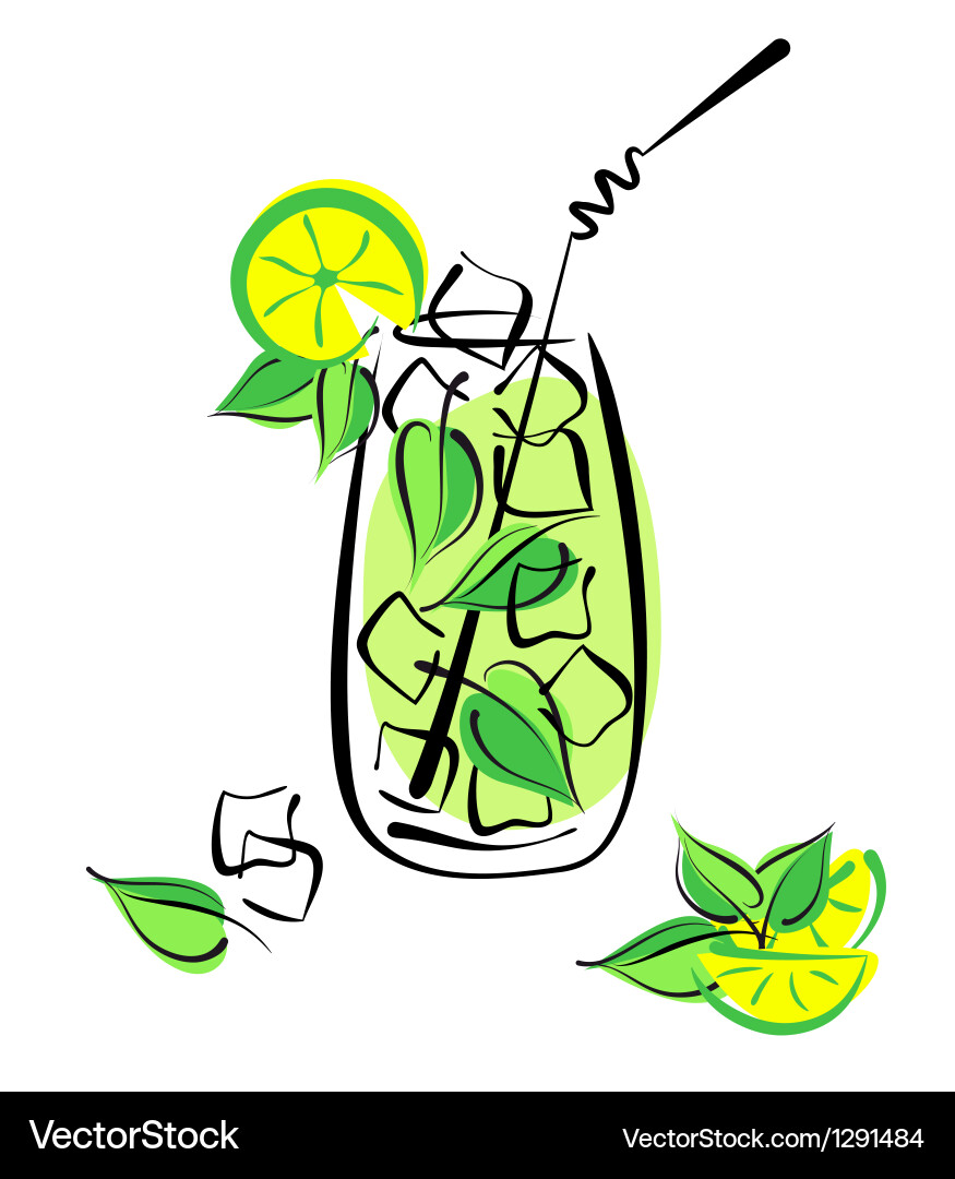 Mojito Royalty Free Vector Image - VectorStock