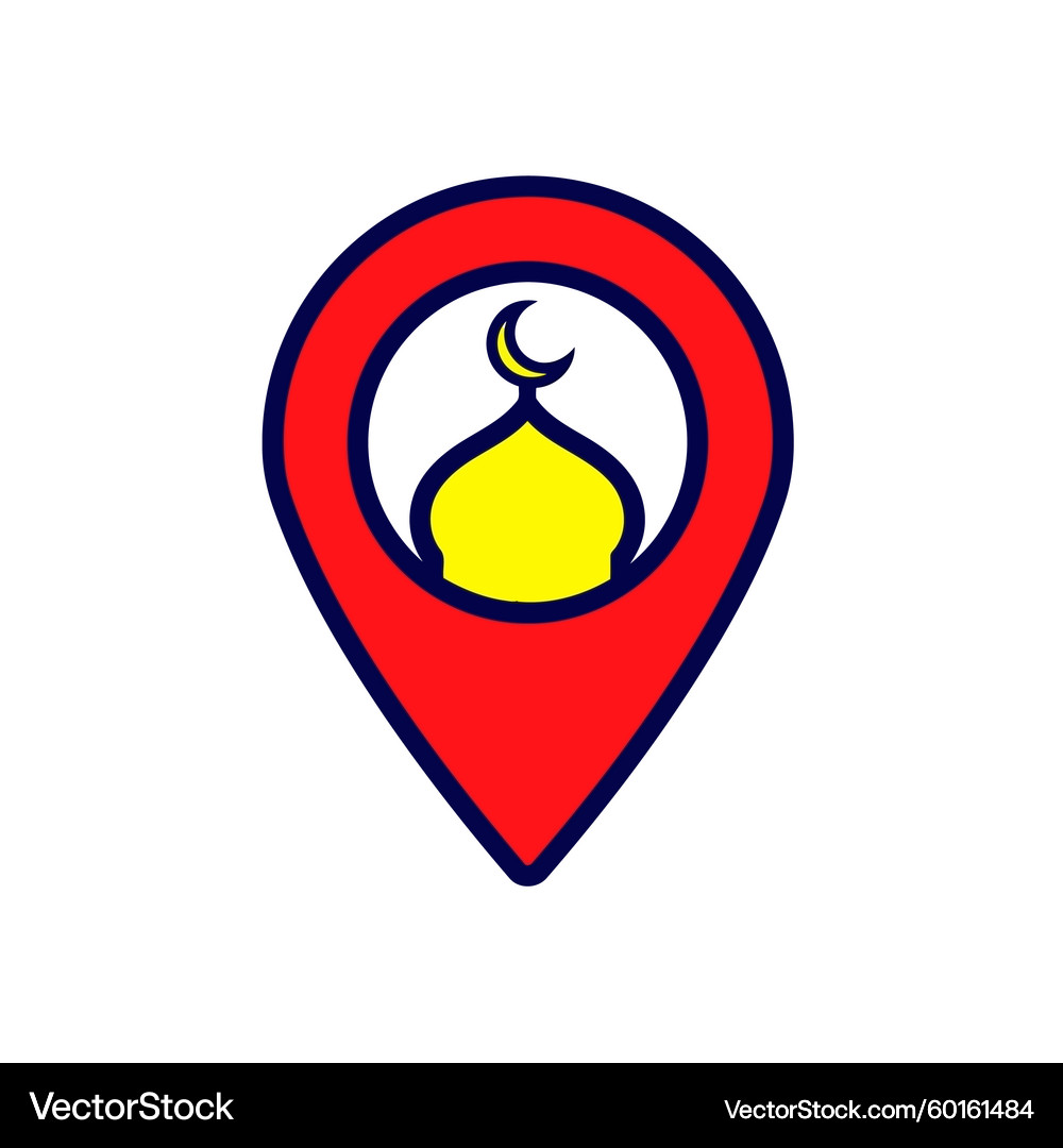 Mosque Pin Icon Vector Images (over 200)