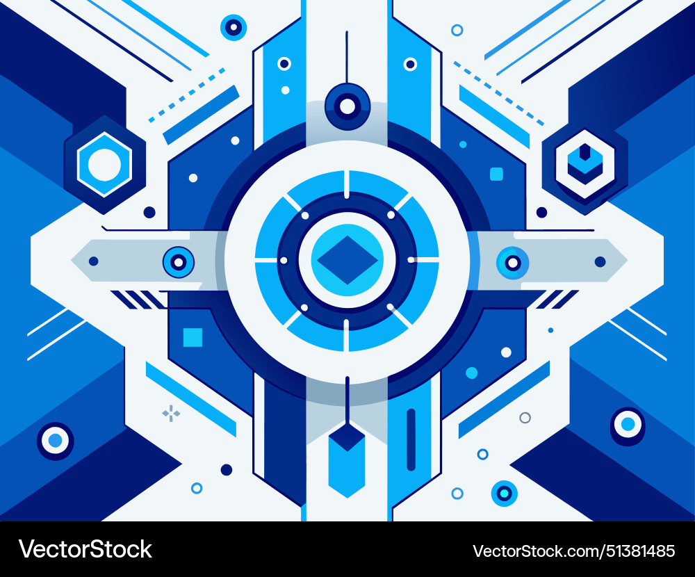 Abstract technology ui futuristic concept hud Vector Image