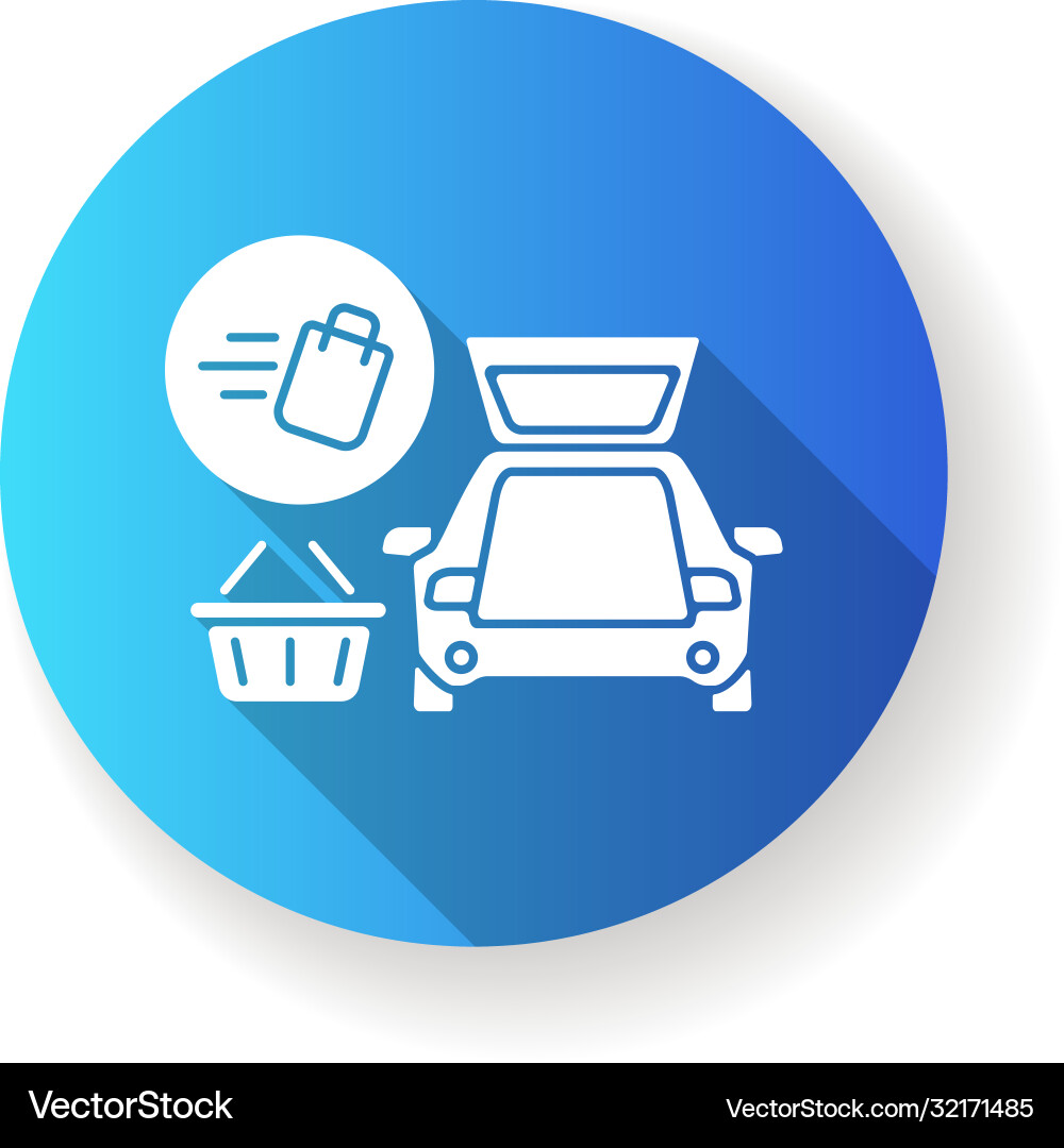 Curbside Pickup Icon Royalty Free Vector Image