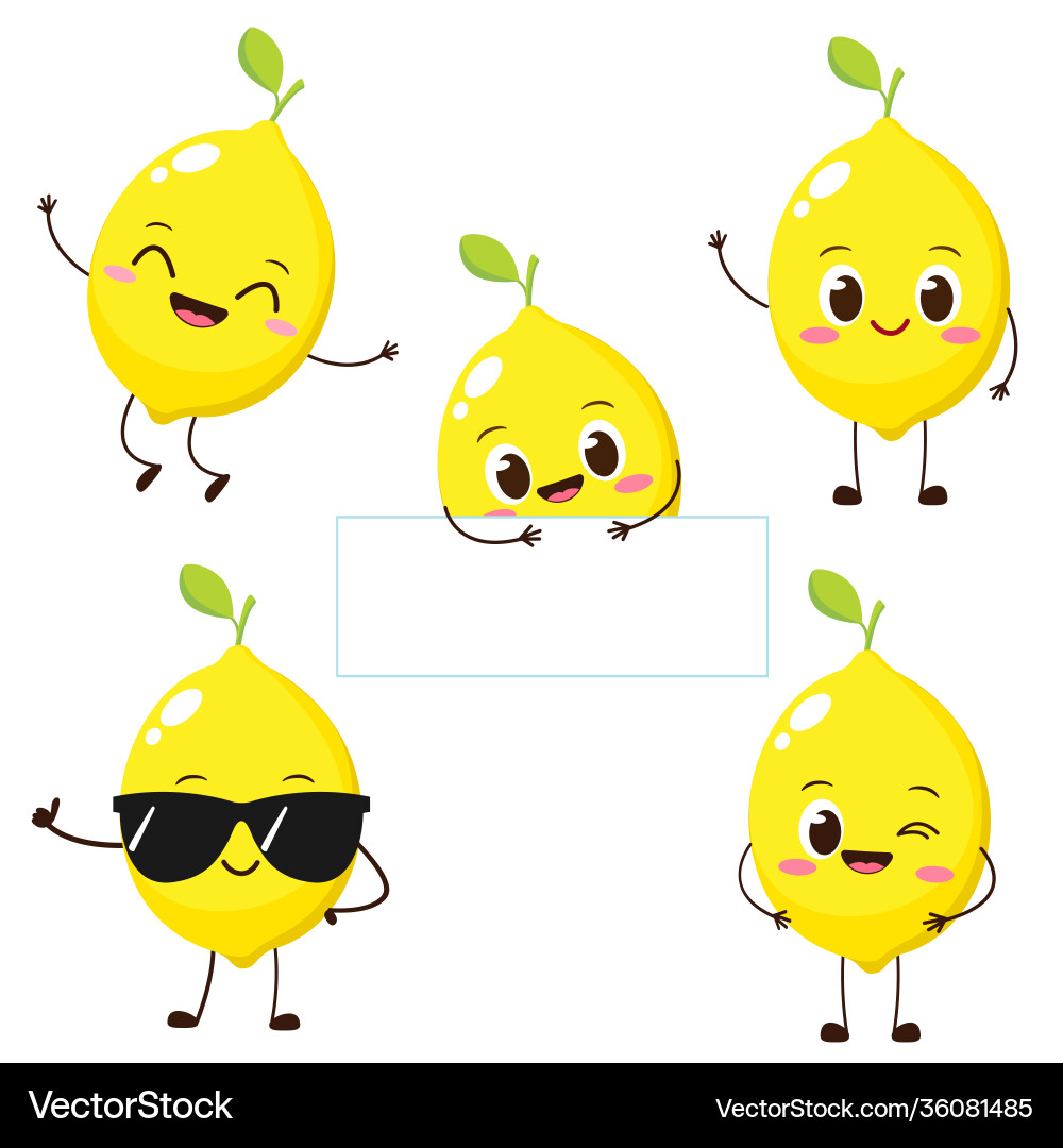 Kawaii Lemon Vector Images (over 2,900)