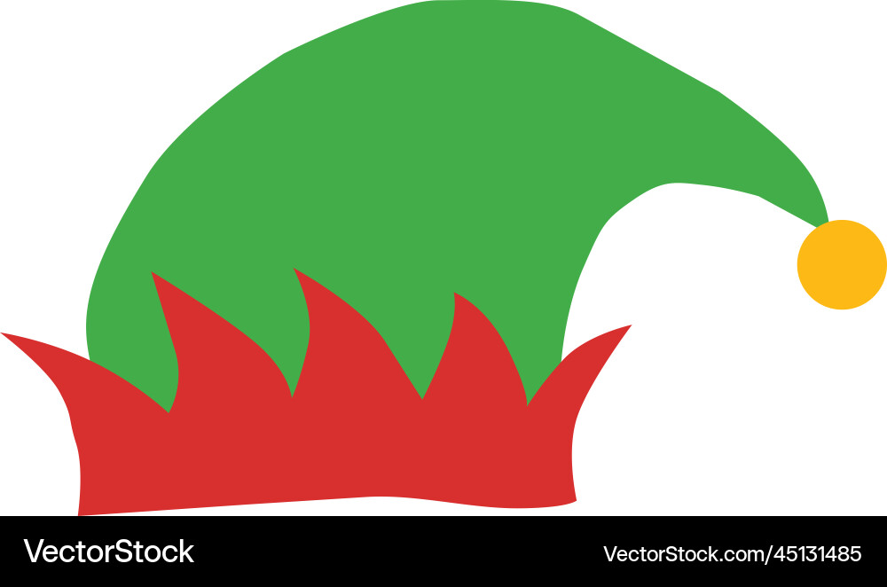 Elf hat Royalty Free Vector Image - VectorStock