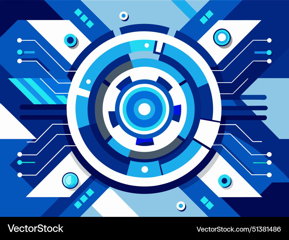 Abstract technology ui futuristic concept hud Vector Image