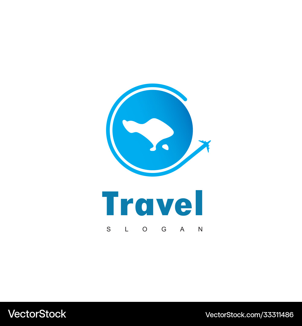 Bali travel logo Royalty Free Vector Image - VectorStock