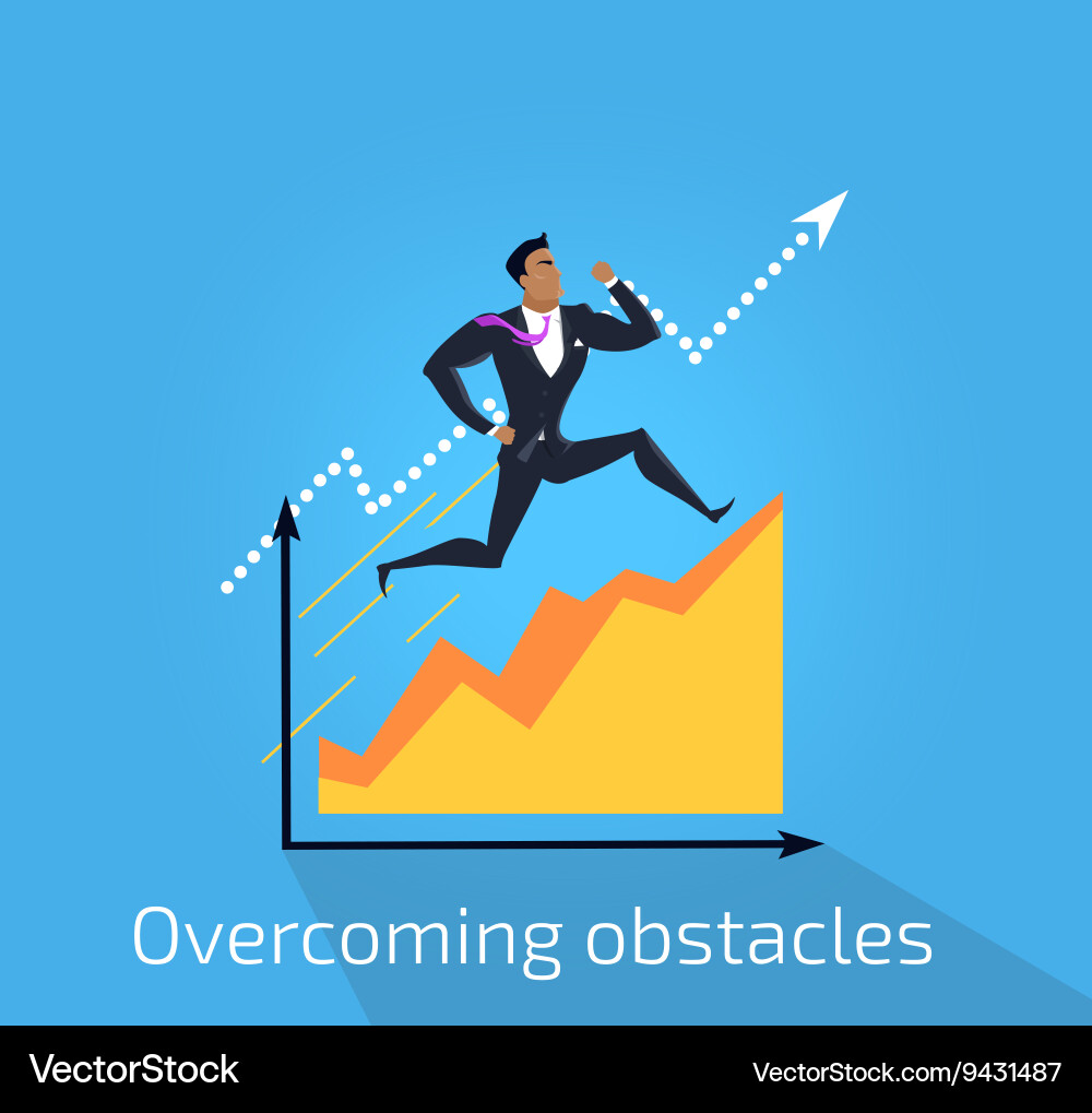 Overcoming Hurdles Clipart
