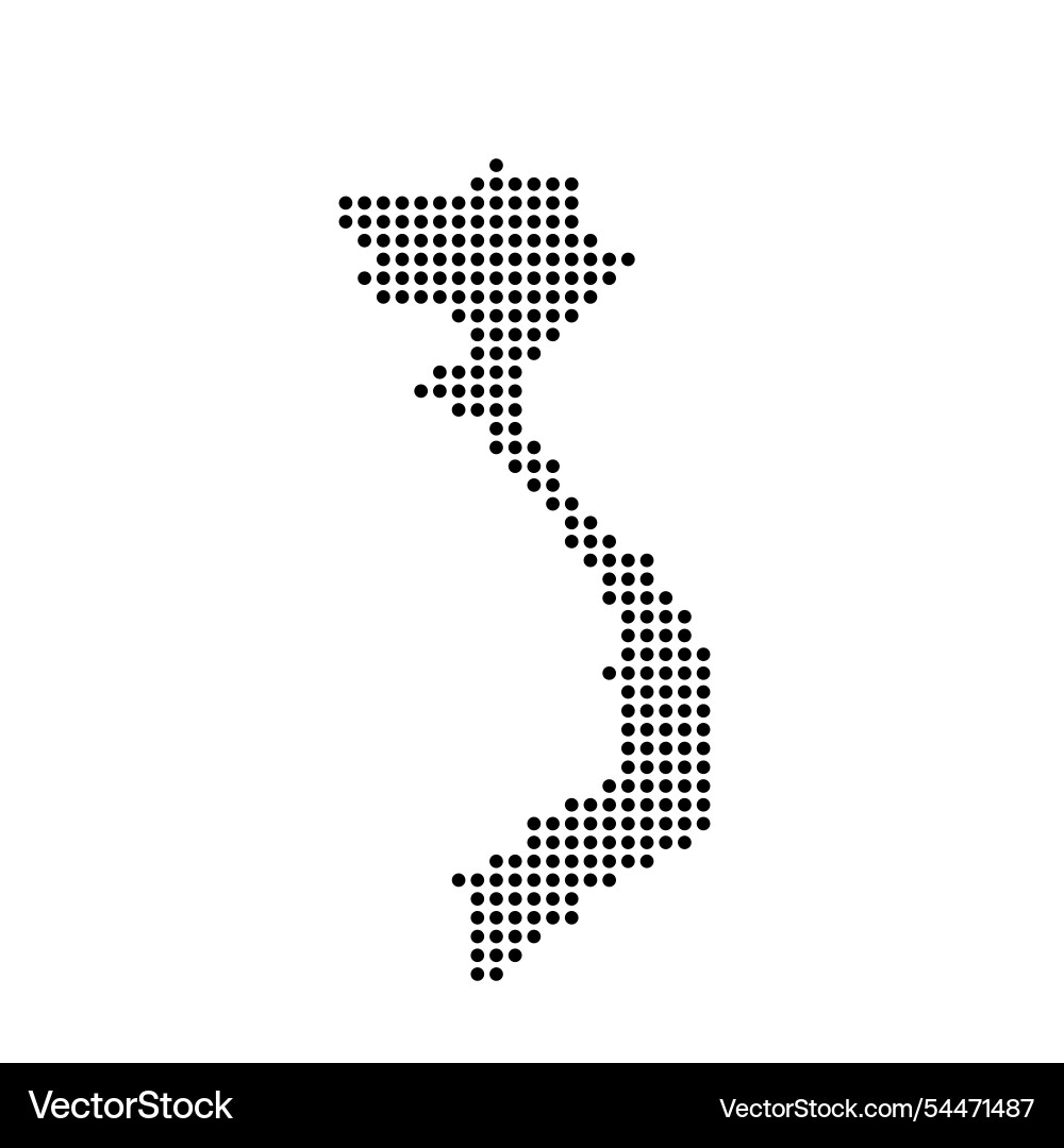 Vietnam map icon Royalty Free Vector Image - VectorStock