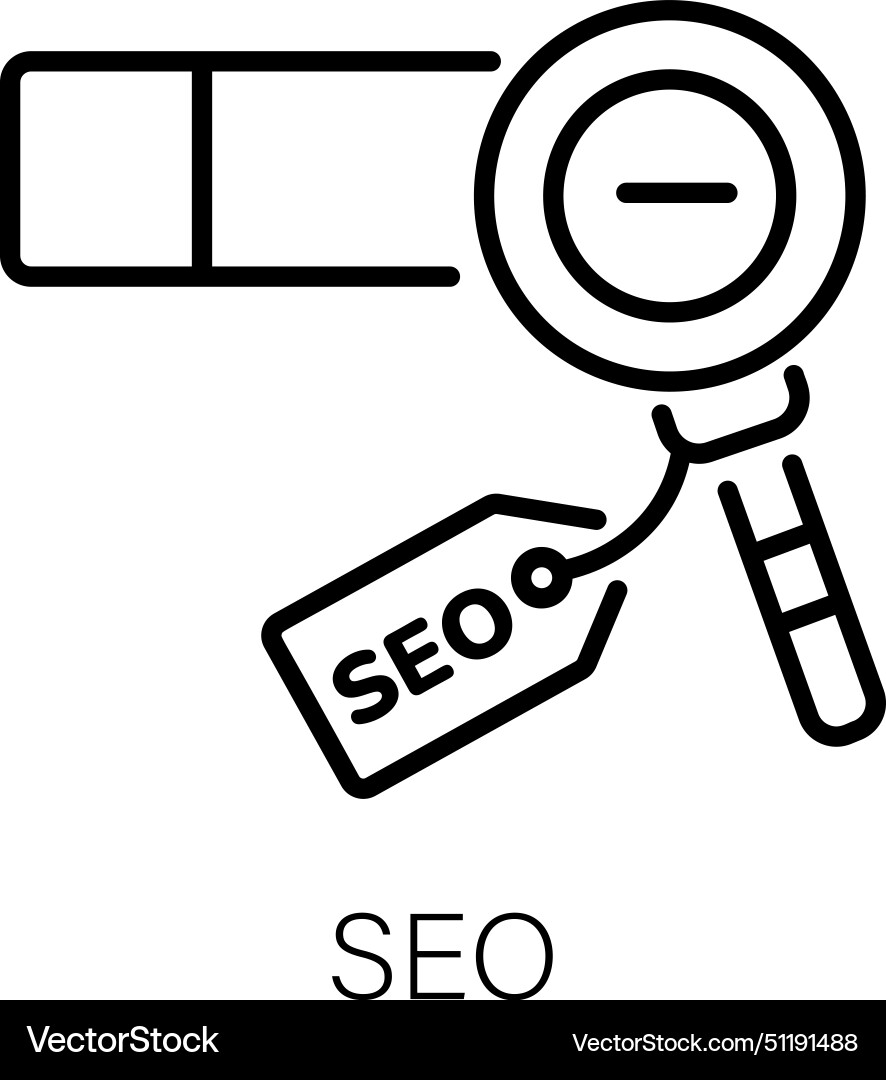 Seo Royalty Free Vector Image - VectorStock