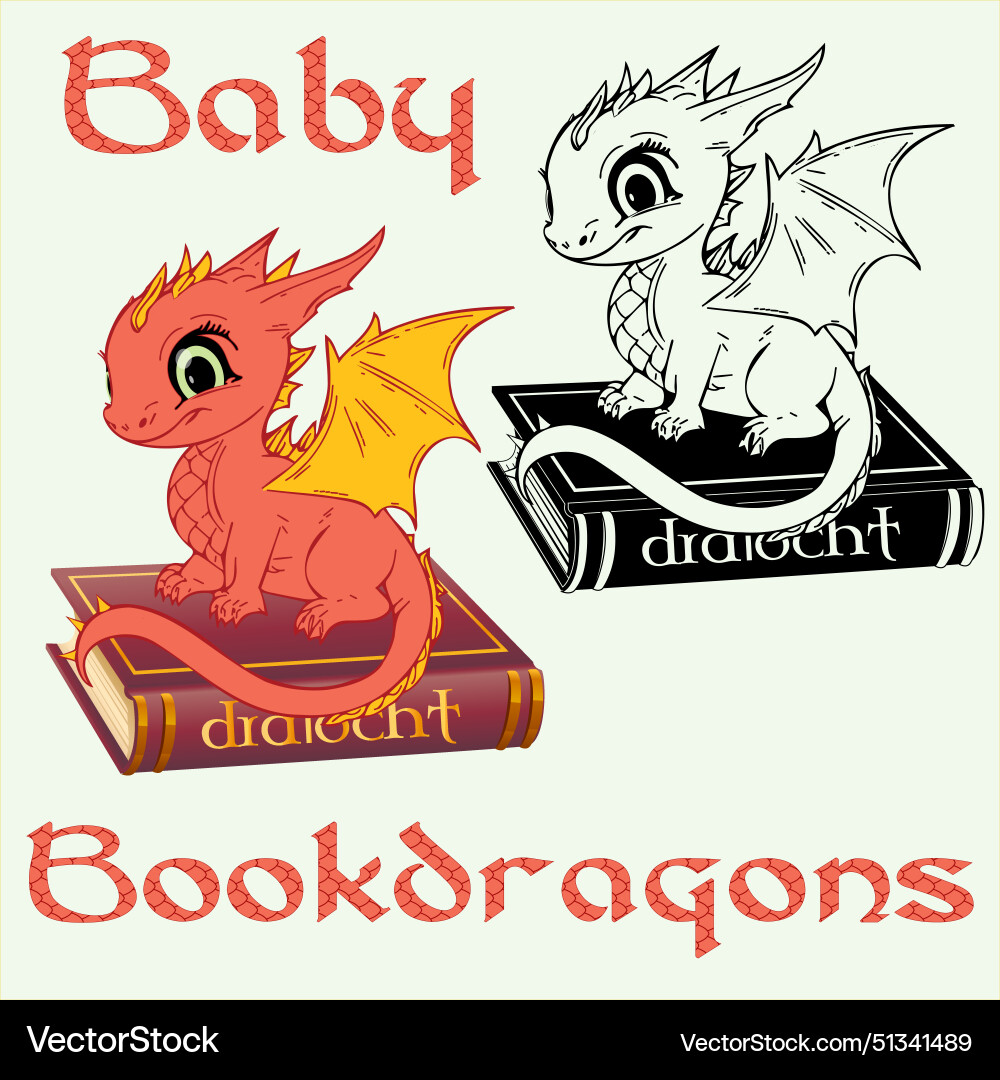 Baby dragon Royalty Free Vector Image - VectorStock