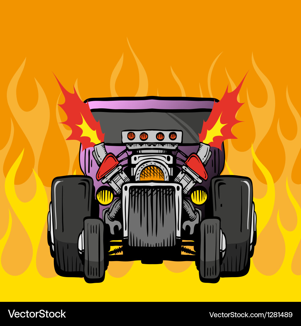 Racing car Royalty Free Vector Image - VectorStock