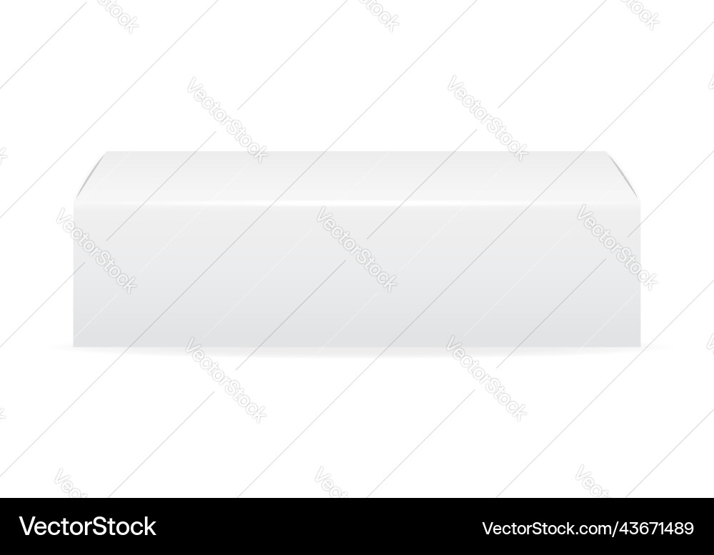 Toothpaste Packaging Template Royalty Free Vector Image