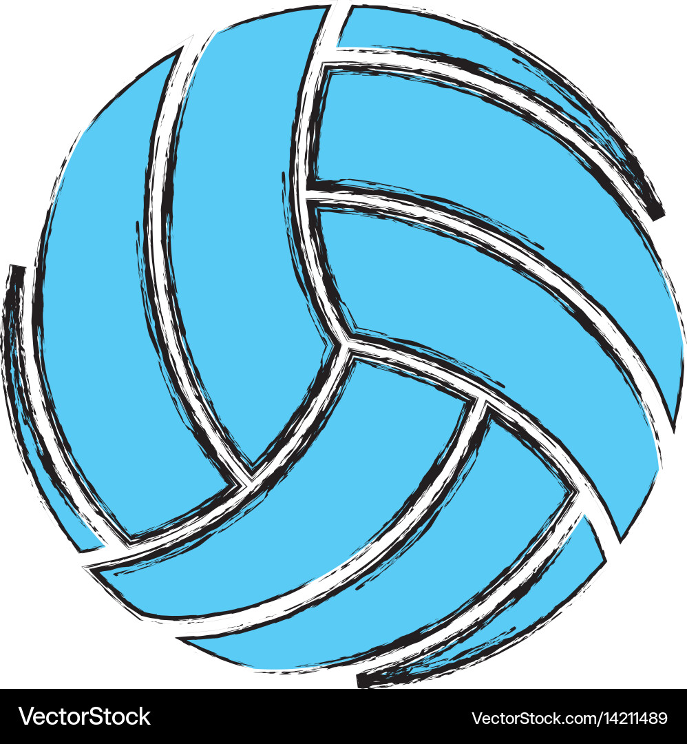 Volleyball sport game Royalty Free Vector Image