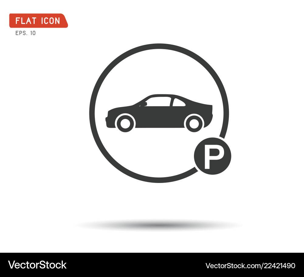 Car Parking Logo Car Parking Sign Design Template 3d Vector, Traffic