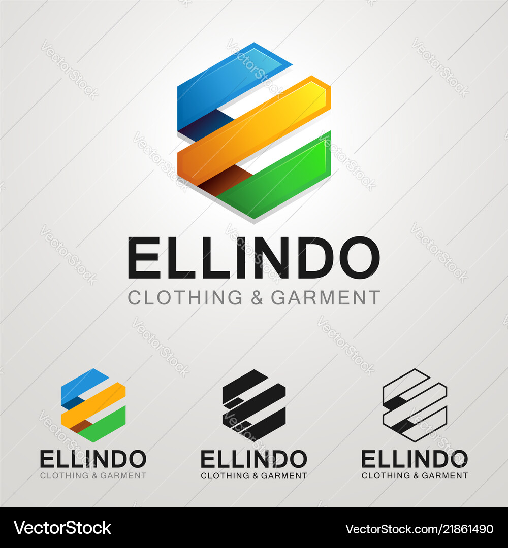 Garment logo symbol Royalty Free Vector Image - VectorStock