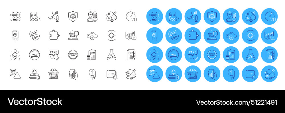 Cloud computing qr code and chemistry lab line Vector Image