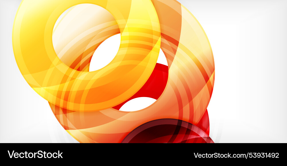 Circles round elements ring shapes premium Vector Image