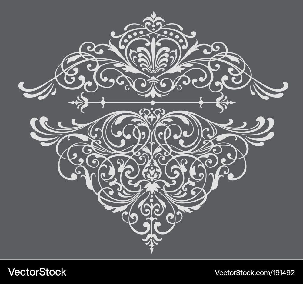 Elegant Scroll Border – Royalty-Free Vector | VectorStock