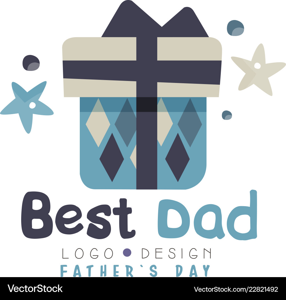 Happy Father's Day Logo - Dad Royalty Free Vector Image