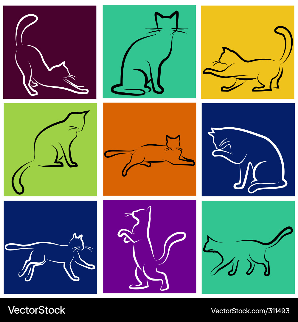 Cat Royalty Free Vector Image - VectorStock