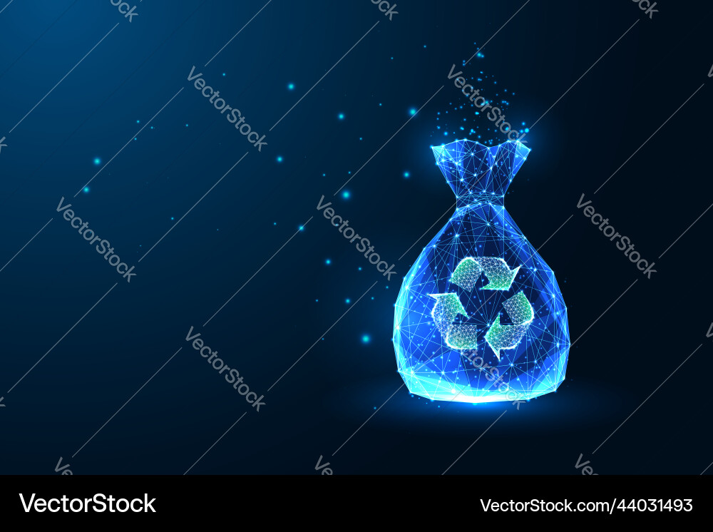 Concept of waste recycling composting with trash Vector Image