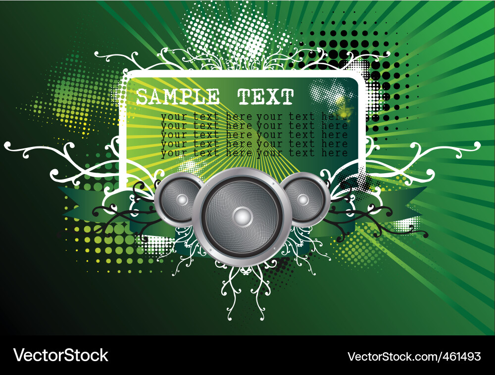 Music background Royalty Free Vector Image - VectorStock