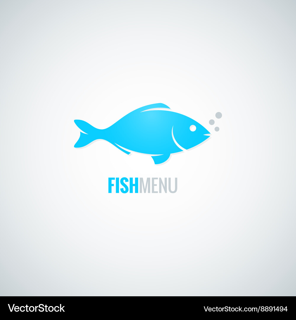 Fish Logo Background - Marine Theme Royalty Free Vector