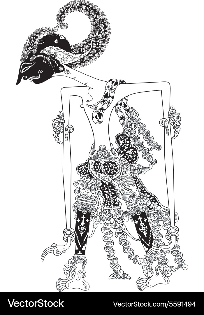 Laksmana Royalty Free Vector Image - VectorStock