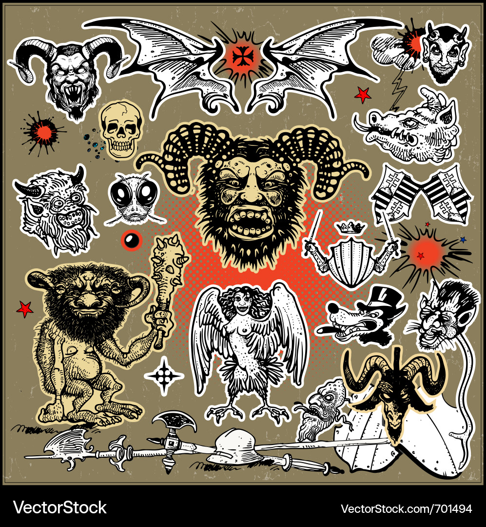 Monsters Royalty Free Vector Image - VectorStock