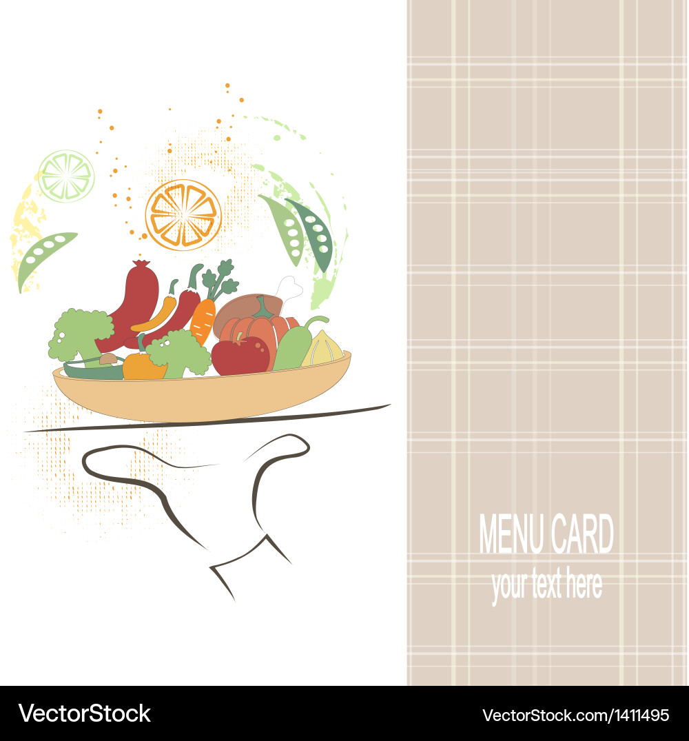 Restaurant menu Royalty Free Vector Image - VectorStock