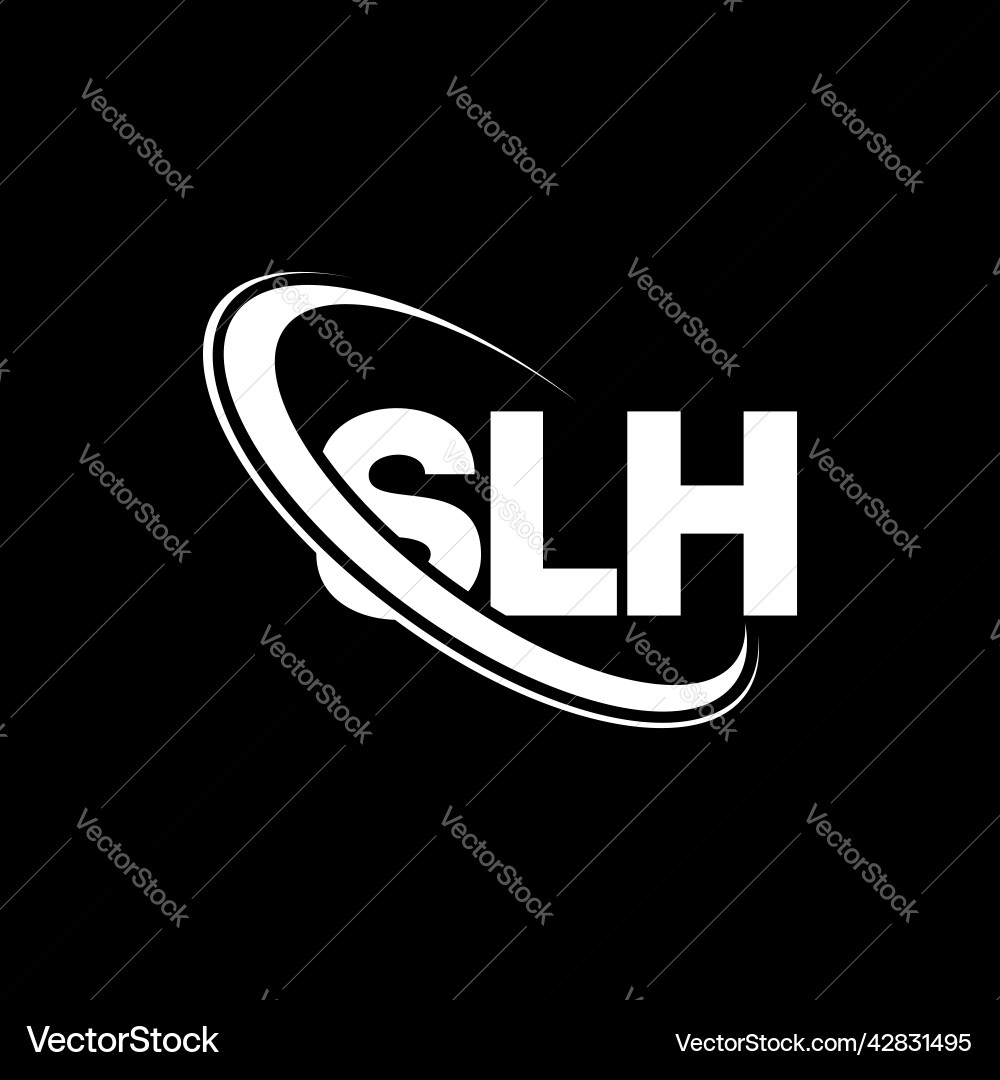 Slh logo letter design Royalty Free Vector Image