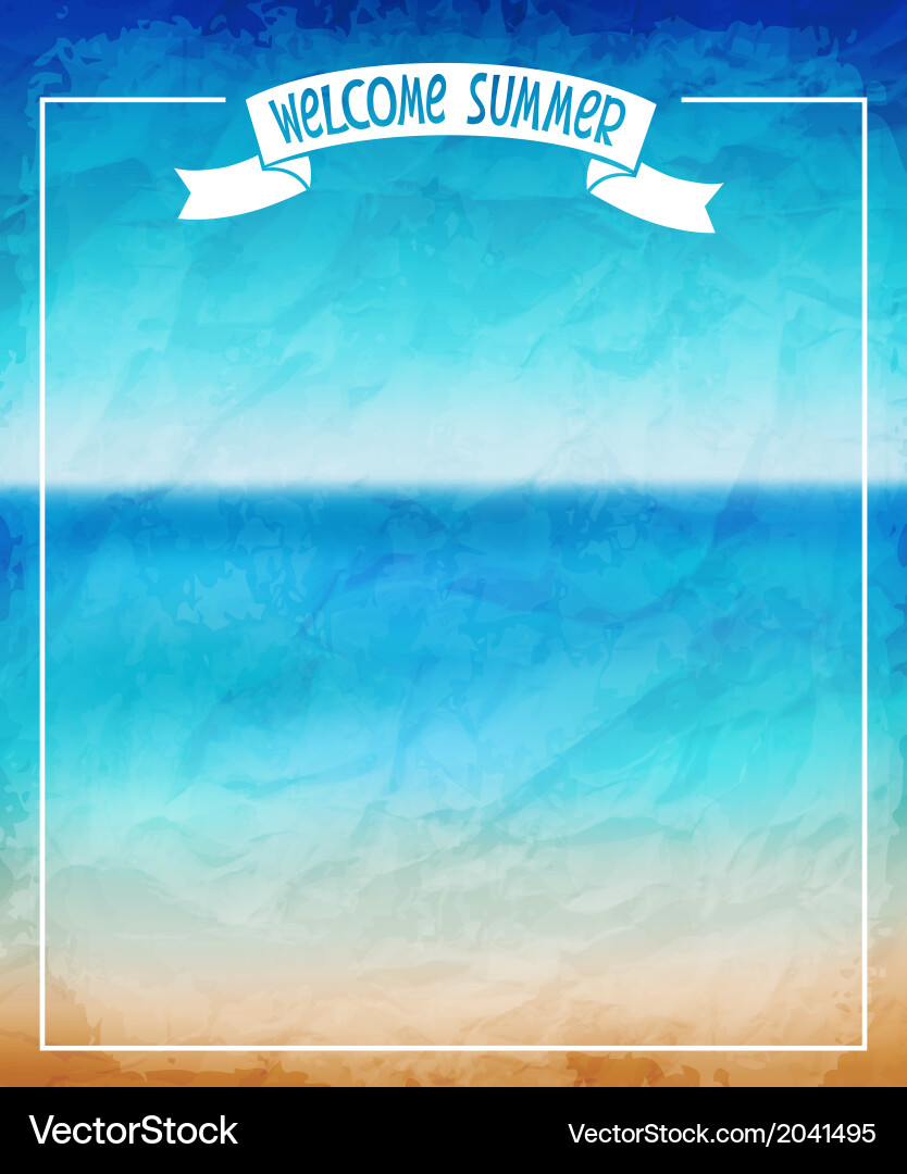 Summer Royalty Free Vector Image - VectorStock