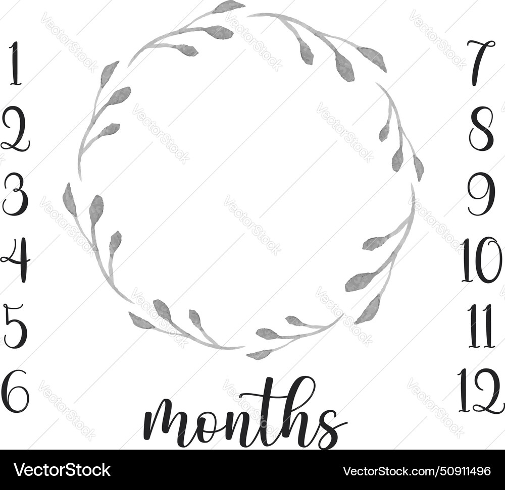 Baby milestone Royalty Free Vector Image - VectorStock