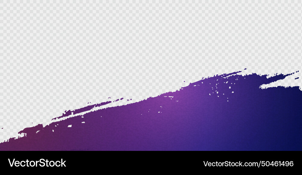 Grunge purple brush stroke effect Royalty Free Vector Image