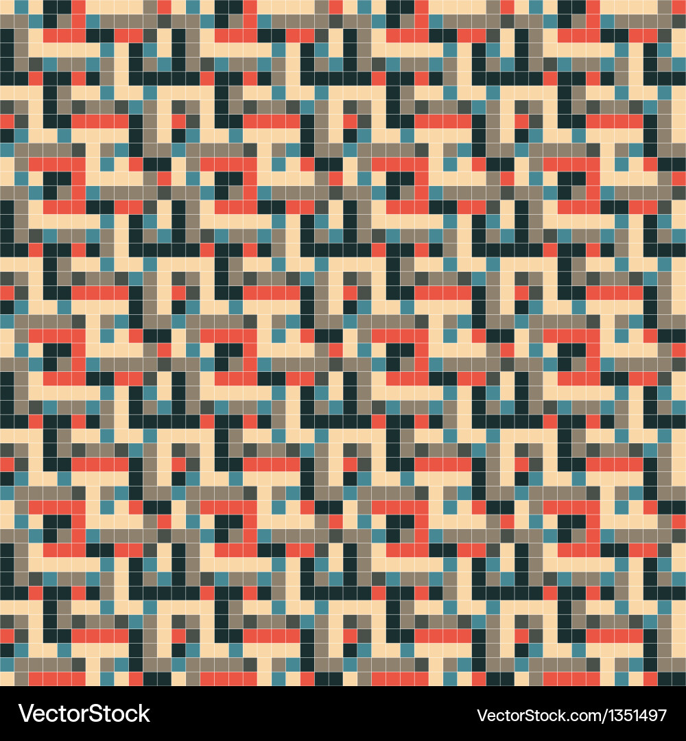 Ornate pixels Royalty Free Vector Image - VectorStock