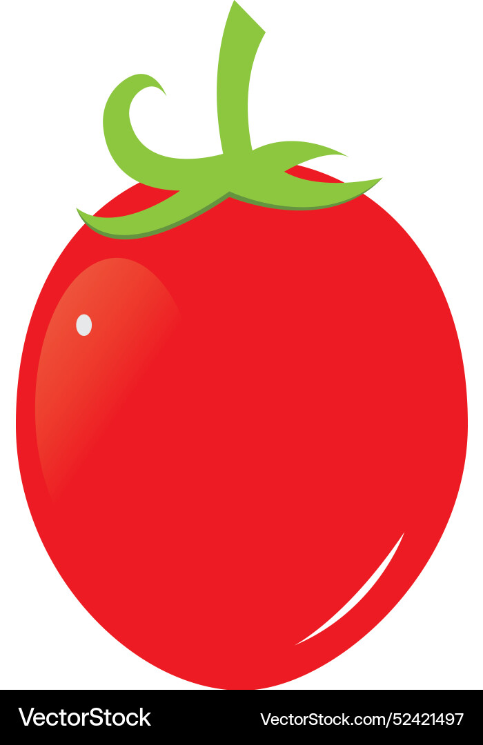 Tomato logo design template Royalty Free Vector Image