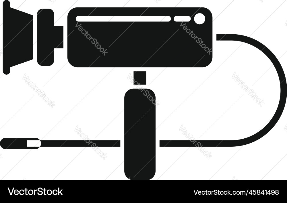 Medical Endoscope Icon Royalty Free Vector Image